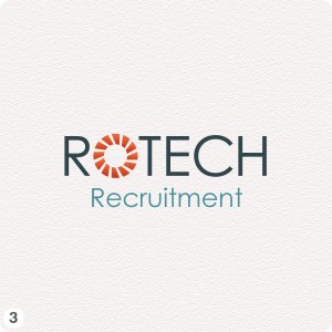 Rotech Recuitment Engineering Logo Designs